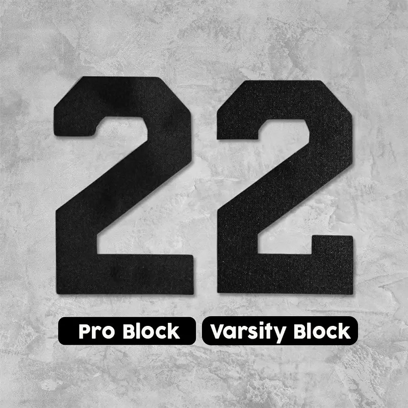 Pre Cut HTV Number Packs | Easy Heat Transfers