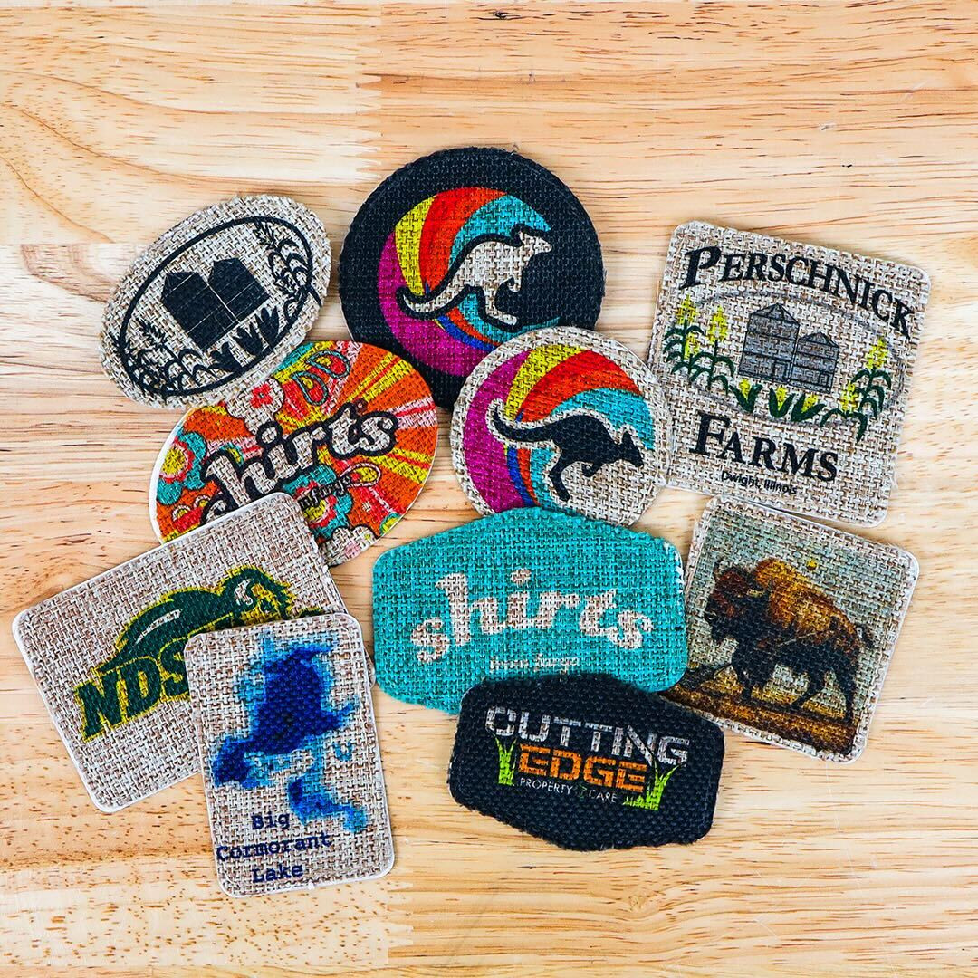 Sublimation Burlap Patches | Heat Transfer Warehouse