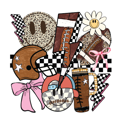 Football Direct To Film Heat Transfers