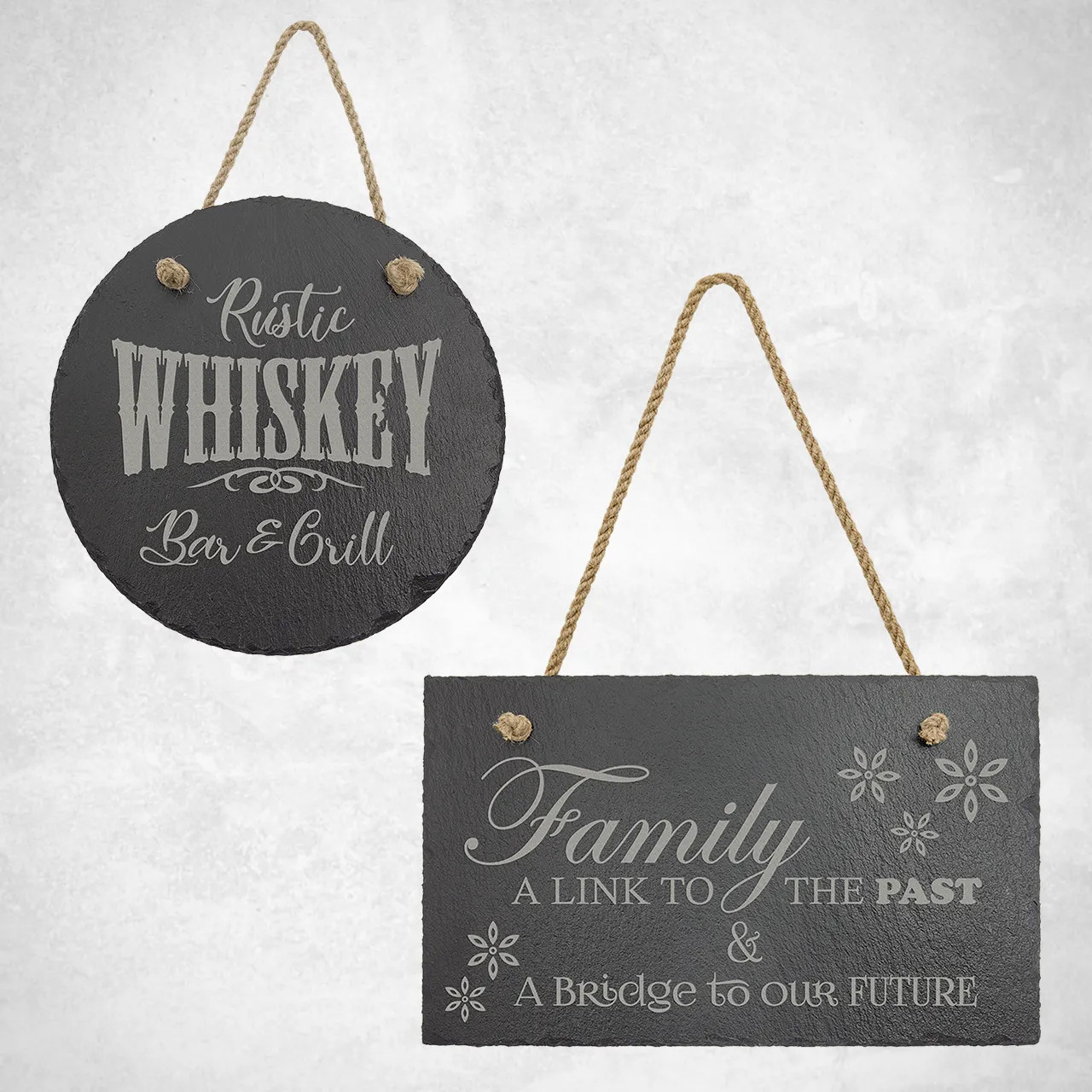 Custom Slate Decor – Laser Engravable
