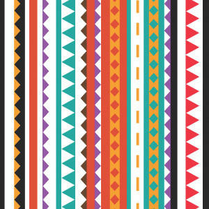 Orange Aztec - HTV Pattern