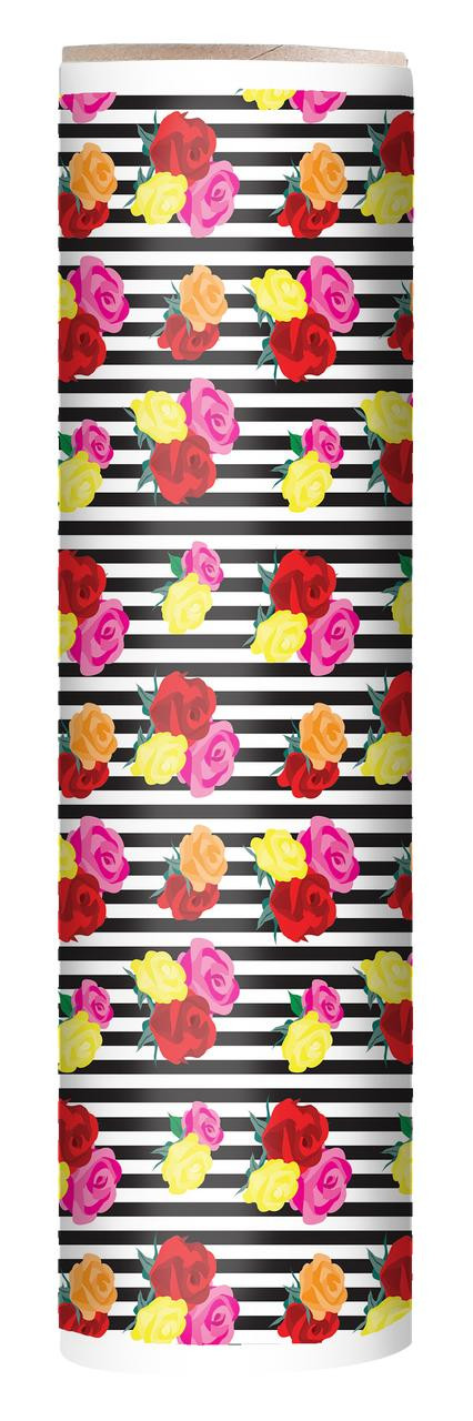 Stripes and Roses - HTV Pattern