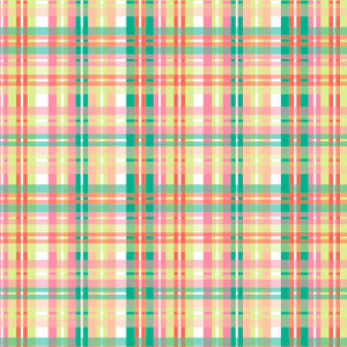 Spring Plaid - HTV Pattern for custom design