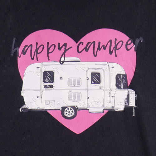 Happy Camper RV Transfer for Shirts and Garments