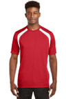 Sport-Tek® Dry Zone® Colorblock Crew - Heat Transfer Warehouse