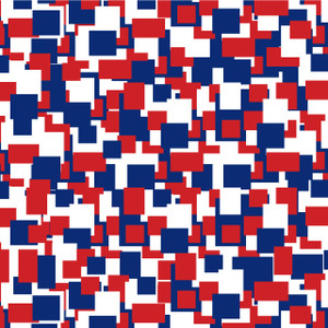 RWB Squares - HTV Pattern