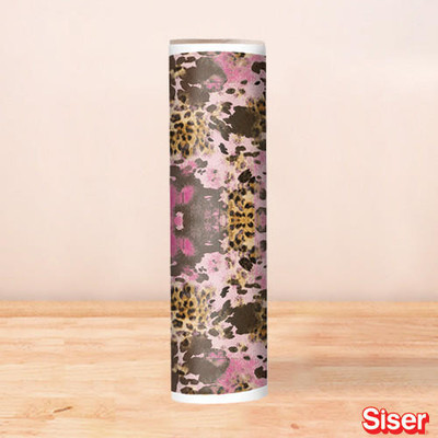 Cowhide Cheetah Pink - Siser Patterned HTV