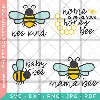 Bee SVG File Bundle | Heat Transfer Warehouse