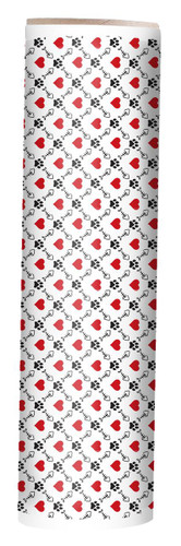 Cat Fish Heart White - HTV Pattern | Heat Transfer Warehouse