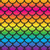 Rainbow Fish Scales - HTV Pattern | Heat Transfer Warehouse