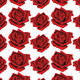 Painted Red Roses - HTV Pattern