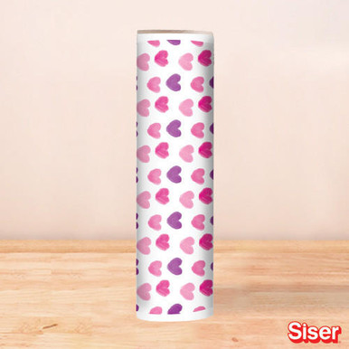 Water Color Hearts - Siser Patterned HTV