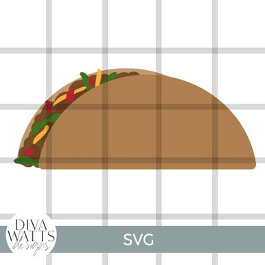 Taco SVG File | Heat Transfer Warehouse
