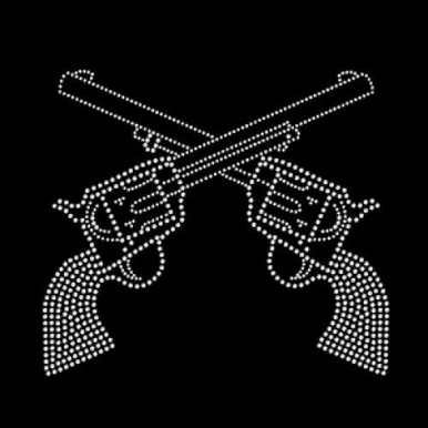 Guns Rhinestone Transfer | Heat Transfer Warehouse