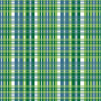 Golf Plaid Blue - HTV Pattern | Heat Transfer Warehouse