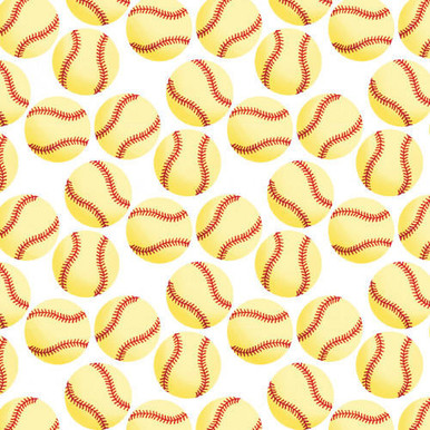 Shaded Softball - HTV Pattern for Custom Design