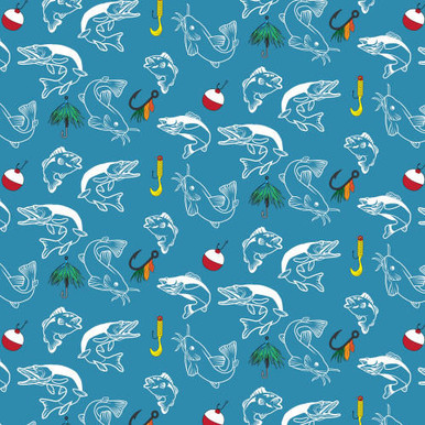 Fishing Icons - HTV Pattern