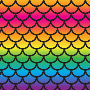 Rainbow Fish Scales - HTV Pattern