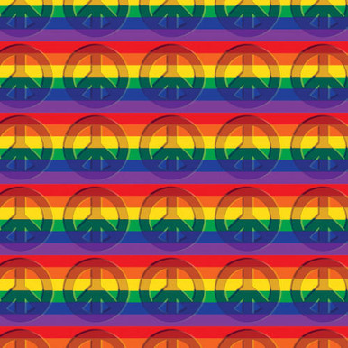 Rainbow Peace Symbol - HTV Pattern