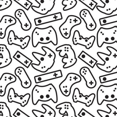 Gaming Outlines - Adhesive Vinyl Pattern