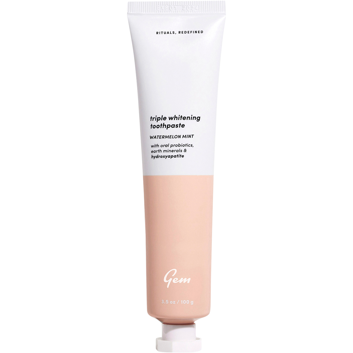 Natural Toothpaste Triple Whitening Watermelon Mint 100g
