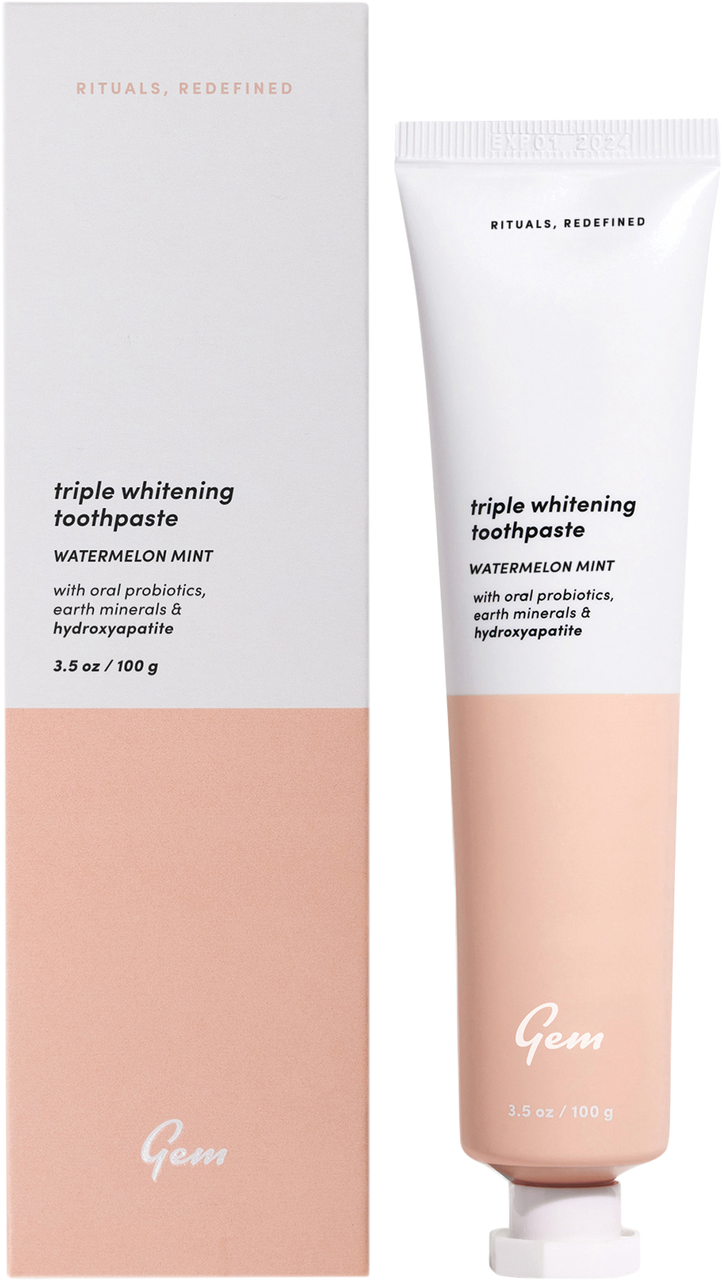 Natural Toothpaste Triple Whitening Watermelon Mint 100g