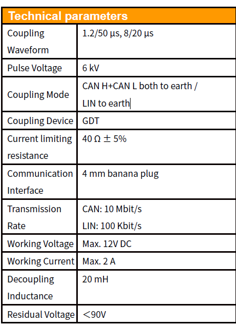 3ctest CDN 405CAN Surge Coupler for Shielded Unsymmetric Lines