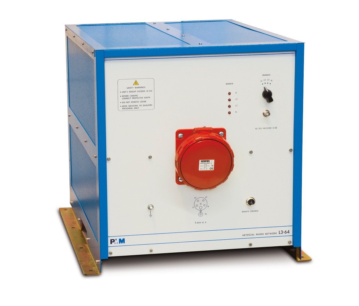 PMM L3-64 3-Phase, 64 Amp LISN for FCC Part 15 - The EMC Shop