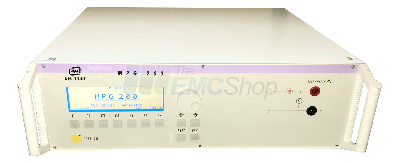 EM Test MPG 200 Automotive Micropulse Generator up to 1.1 kV, built in ...