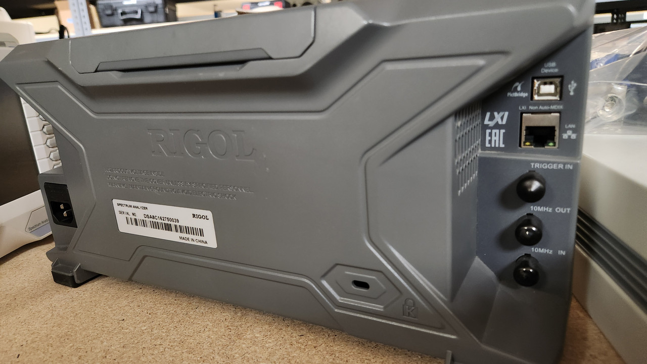 Rigol Dsa875 Tg Spectrum Analyzer 9 Khz To 7 5 Ghz