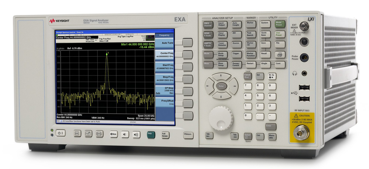 Keysight (Agilent) N9010A EXA Signal Analyzer Rental, 10 Hz - 44 GHz