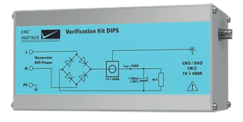 EMC Partner VERI-DIPS Inrush Current Verification & Calibration Kit