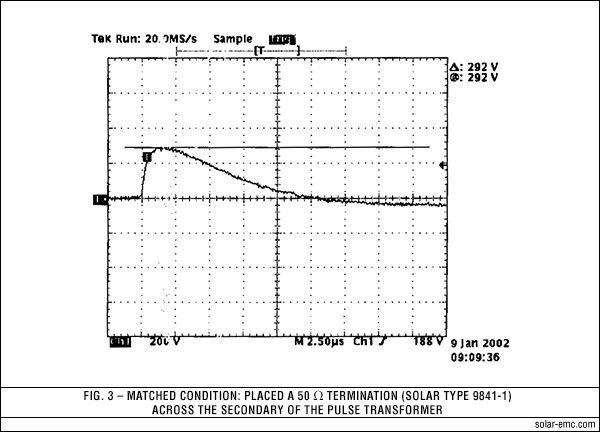 Solar 2201-1 Impedance Matching Transformer for DO-160 Section 17