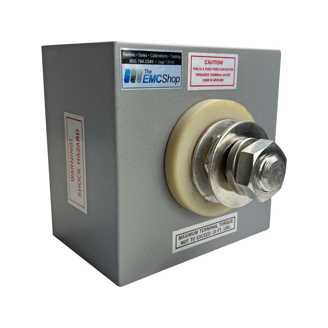 Solar Type 2714-106R 10 µF Feed-Thru Capacitor - The EMC Shop