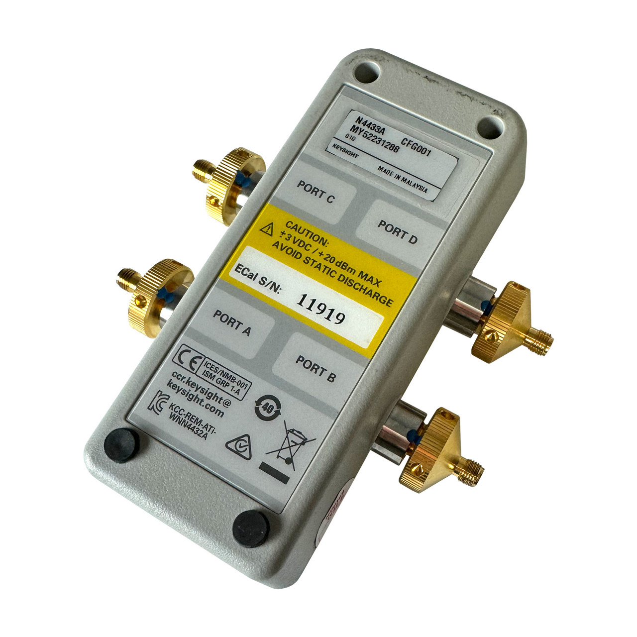 Keysight N4433A 4-Port VNA Electronic Calibration Module