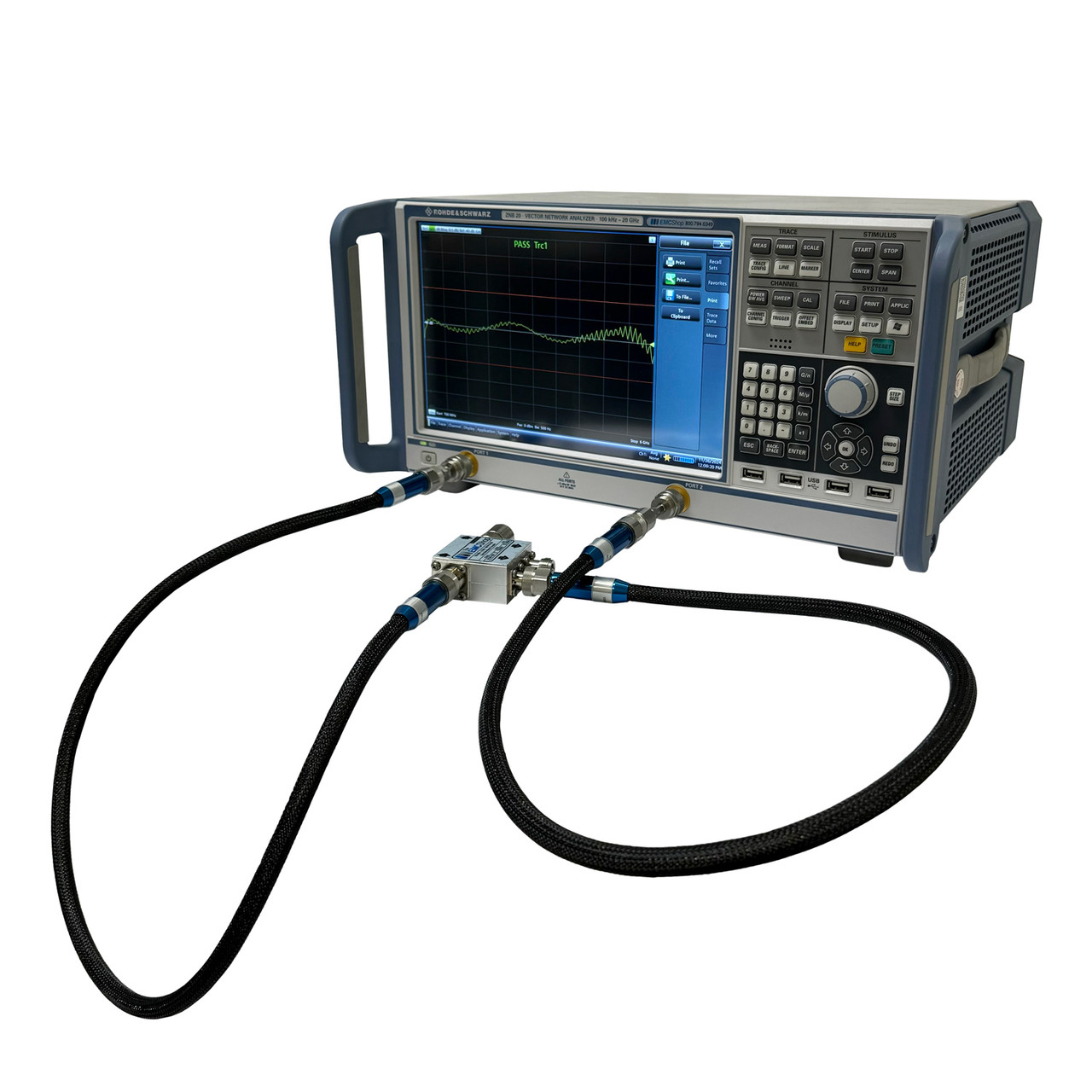 Rohde & Schwarz ZNB20 Vector Network Analyzer - The EMC Shop