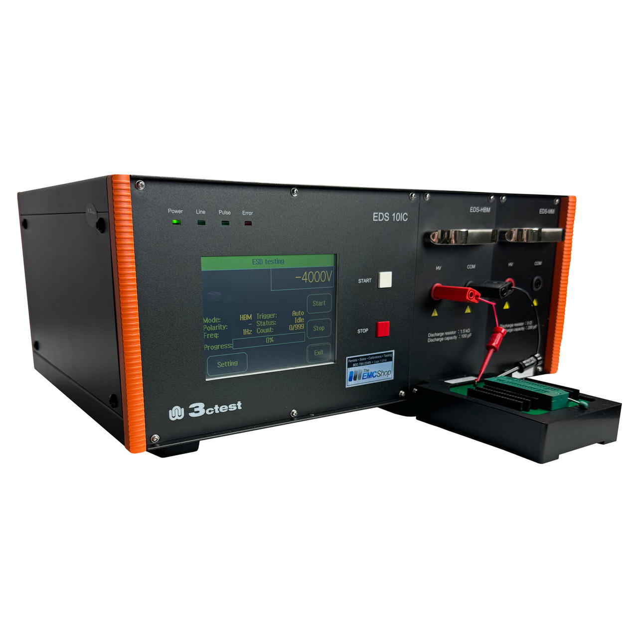 3ctest EDS 10IC HBM/MM Electrostatic Discharge Simulator