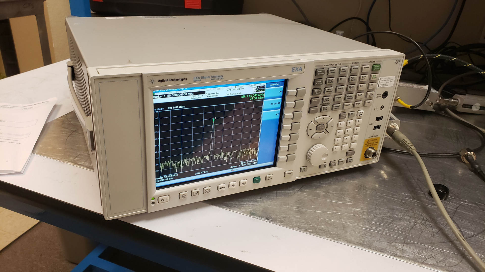 Keysight (Agilent) N9010A EXA Signal Analyzer, 9 kHz - 3.6 GHz - The ...