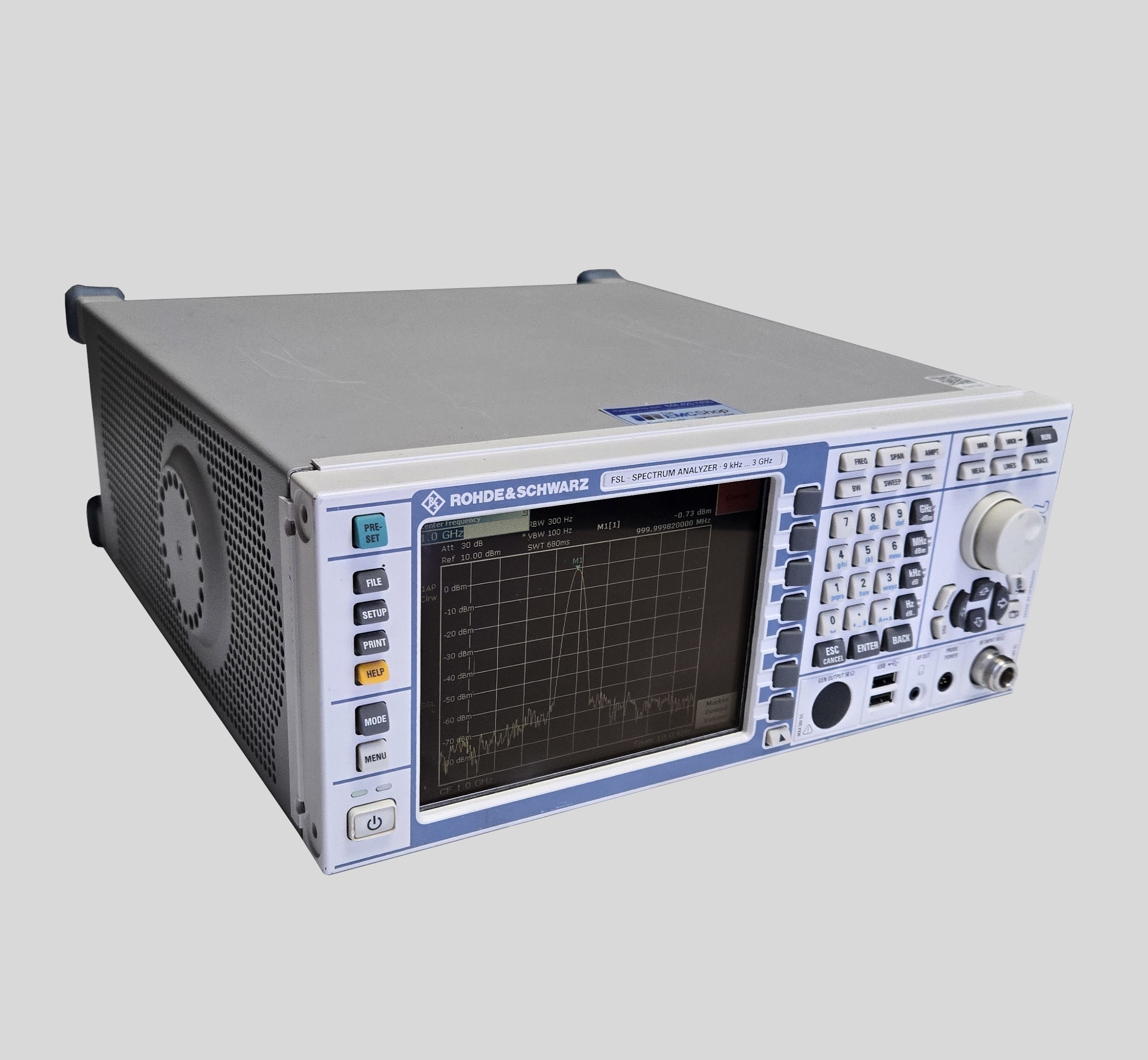 R&S FSL3 Spectrum Analyzer - The EMC Shop