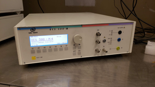 EM Test UCS 500M4 Transient Simulator w/ Burst, Surge & PQF