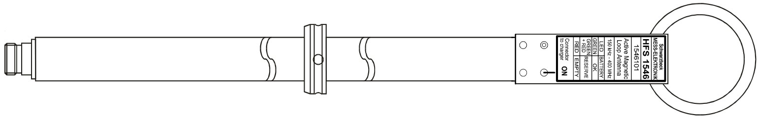Schwarzbeck HFS 1546 Active Magnetic Field Probe with Electrically ...