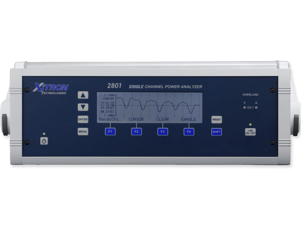Xitron 2801 Single Channel Power Analyzer 2000Vpk 150Apk 20mHz to 200kHz