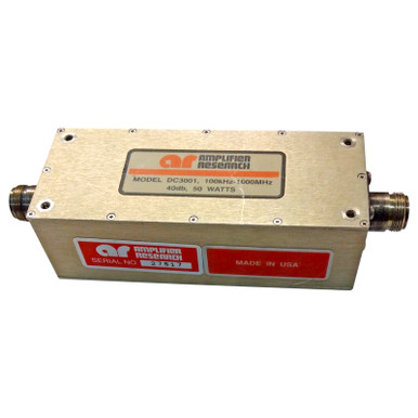 Amplifier Research DC3001 100kHz-1000MHz 40 dB Dual Directional Coupler ...