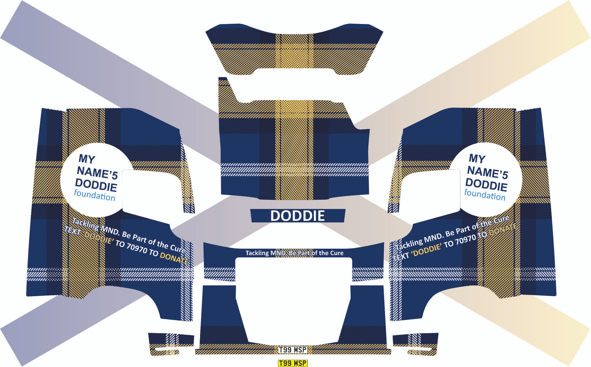 1:50 scale Doddie Pollock Transport Decals for Volvo FH4 - ShedringHobbies