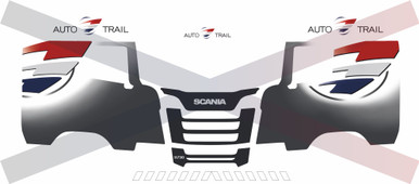 1:50 scale Auto trail S series Scania decals - ShedringHobbies