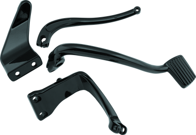 Bikers Choice 06-17 Dyna 2 Inch Extended Mid Control Kit Black 492000