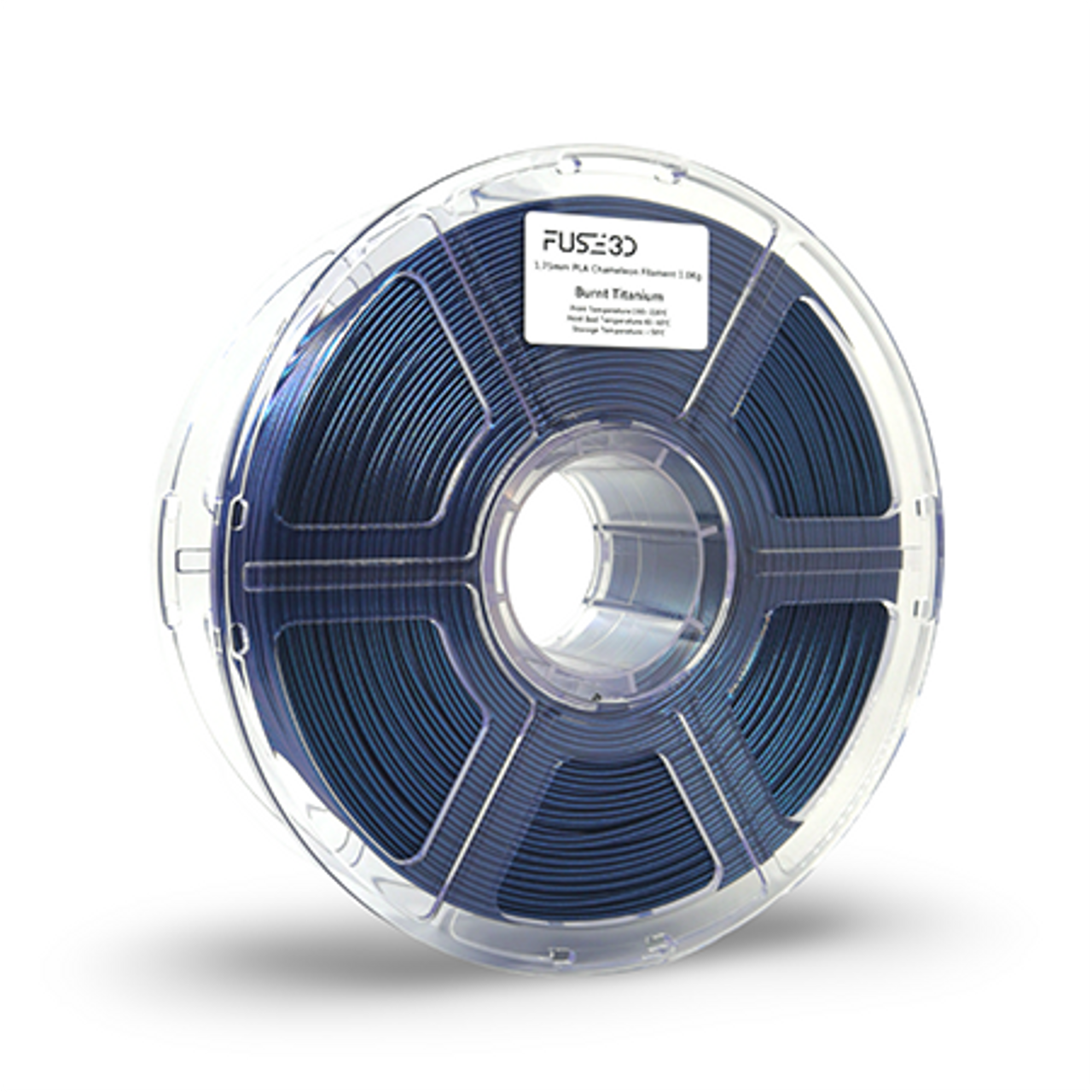 Fuse 3D Chameleon PLA Burnt Titanium 3D Printing Filament