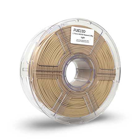 Fuse 3D PLA Wood Light 3D Printing Filament