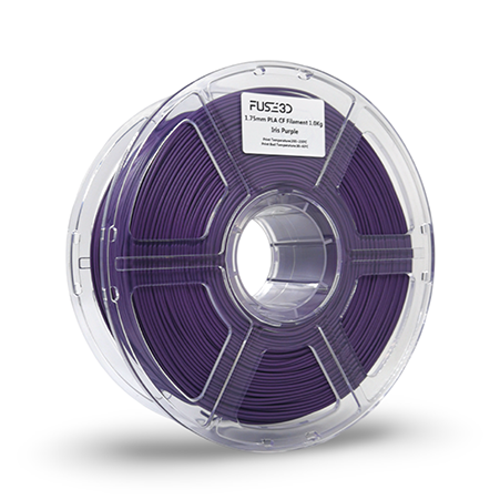 Fuse 3D PLA Carbon Fiber Iris Purple 3D Printing Filament