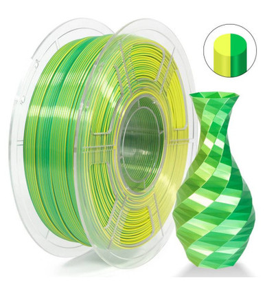 iSanmate Dual Silk Gold Green PLA 3D Printing Filament